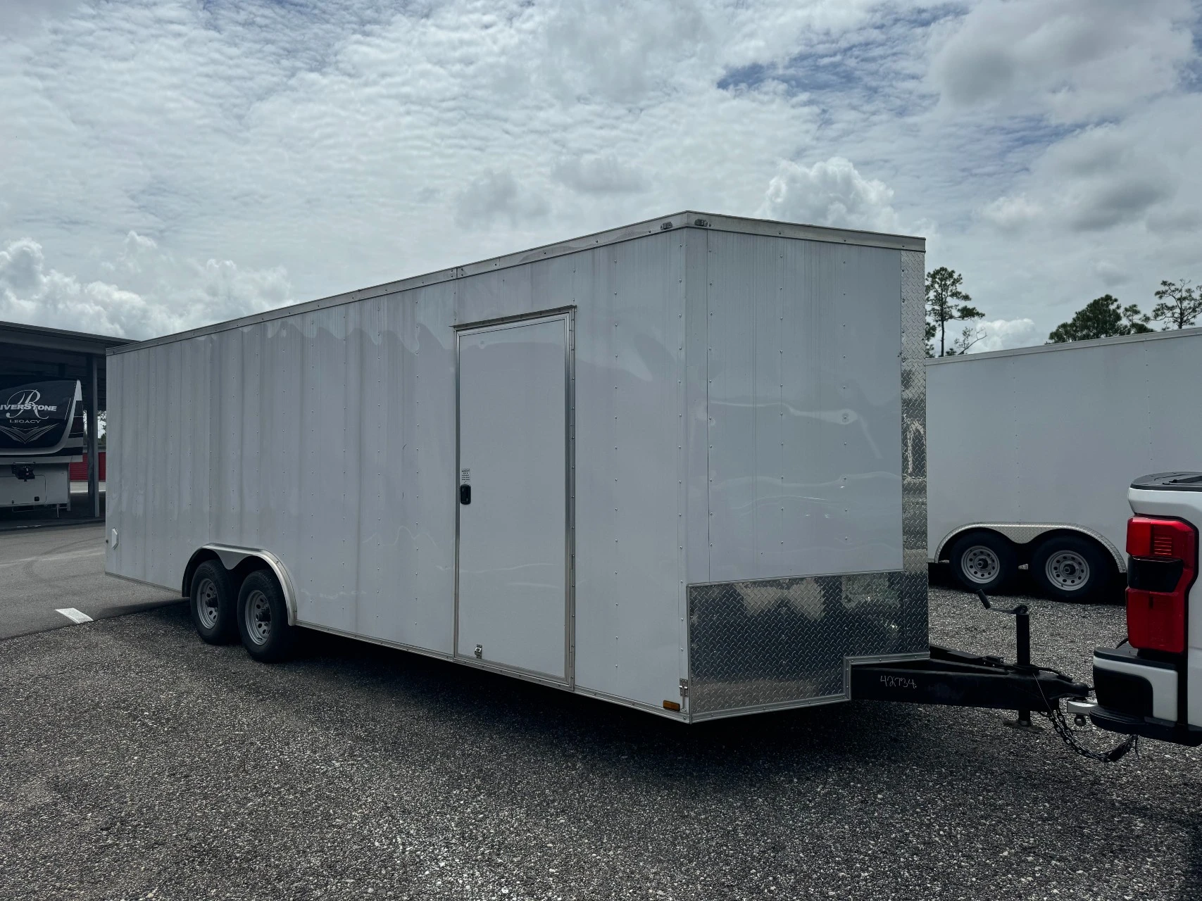 Used Haulmark 4X6' Enclosed Cargo Box Trailer Enclosed Trailers For ...