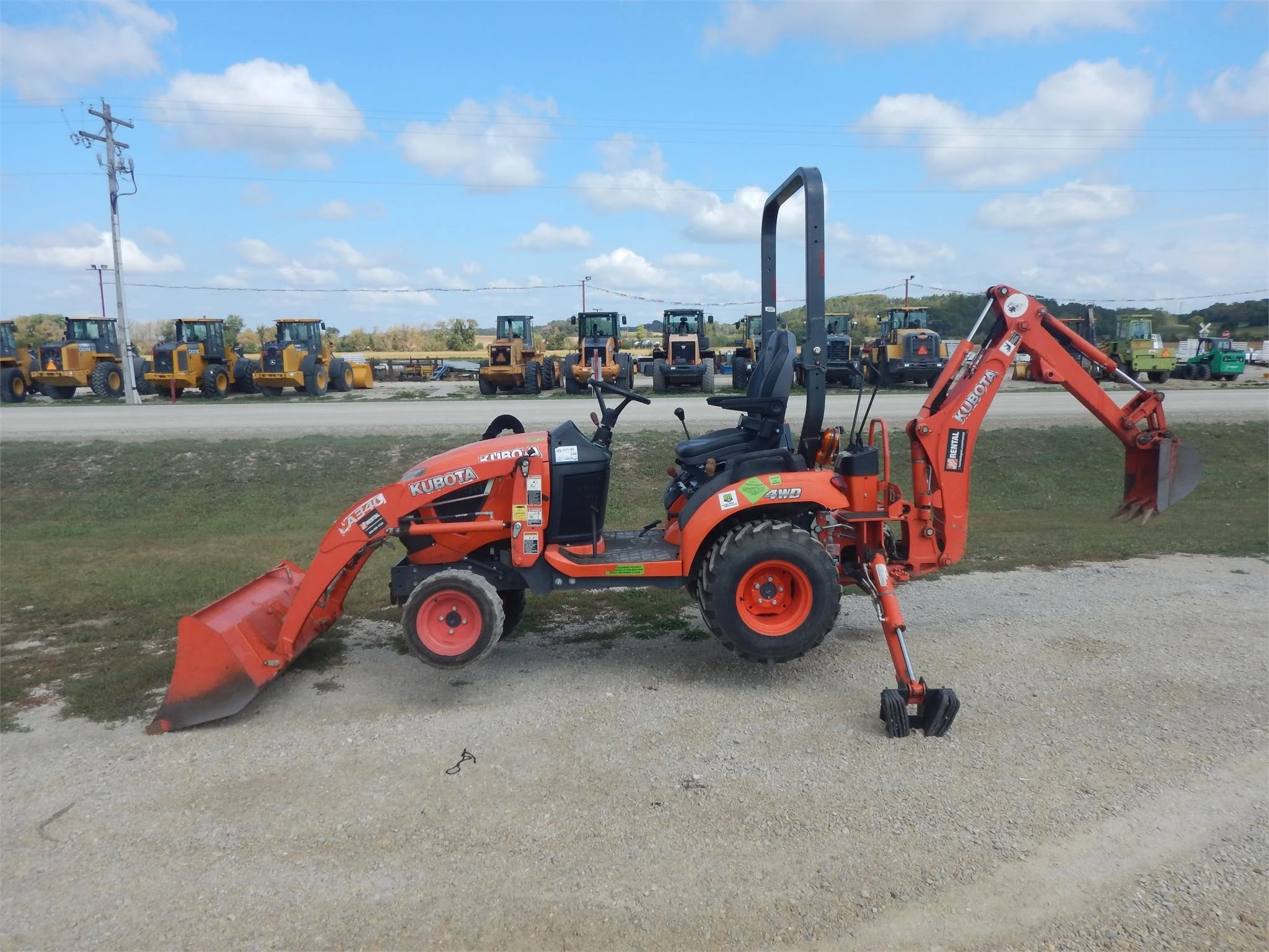 Kubota 4690 Backhoe Attachment Equipment For Sale - Kubota 4690 Backhoe ...
