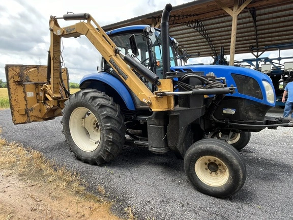 TS100 Tractor With Alamo Boom Mower For Sale - New Holland Agriculture ...