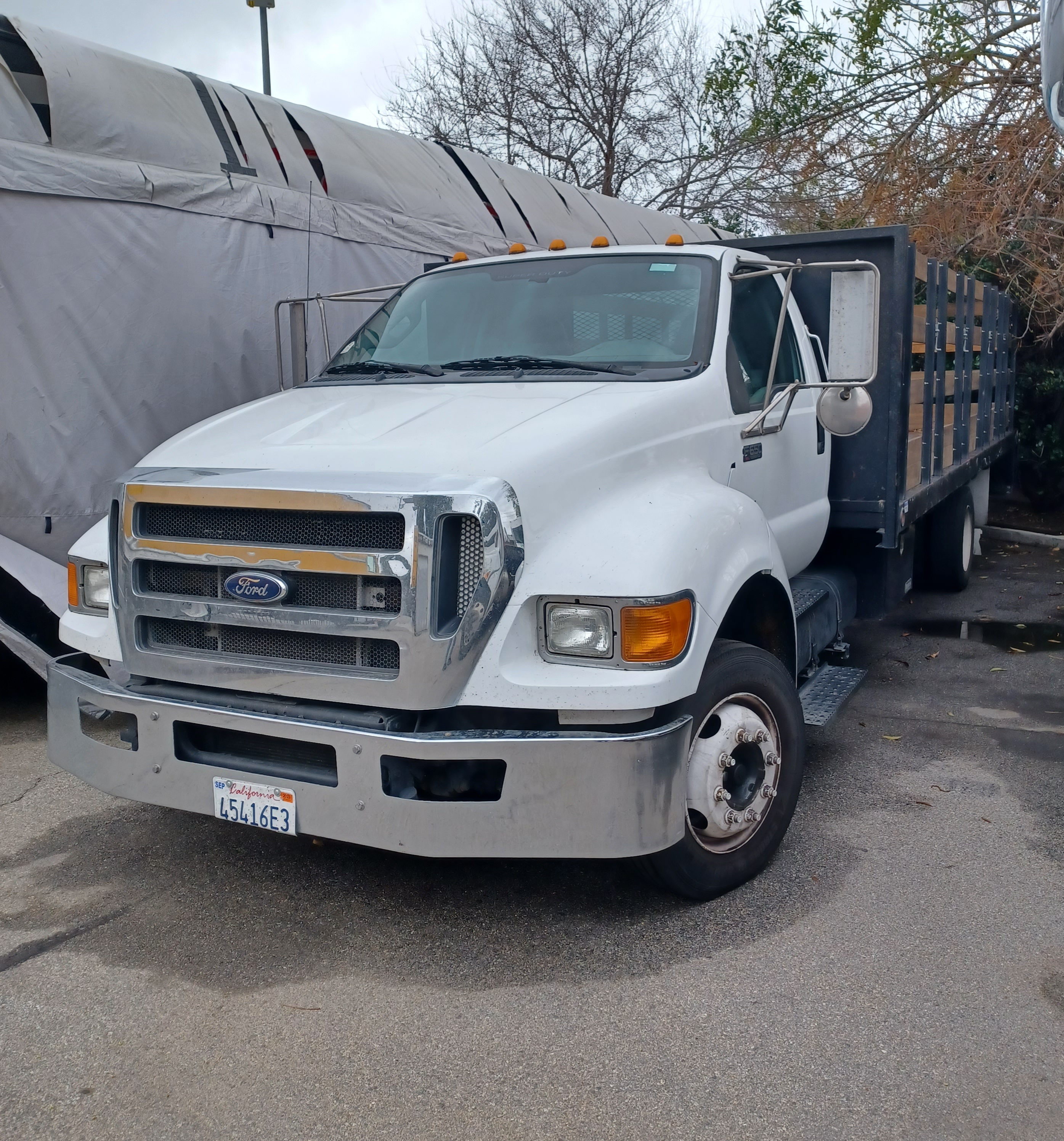 Used Ford F650 Hooklift Truck,flatbed Truck For Sale - Commercial Truck ...