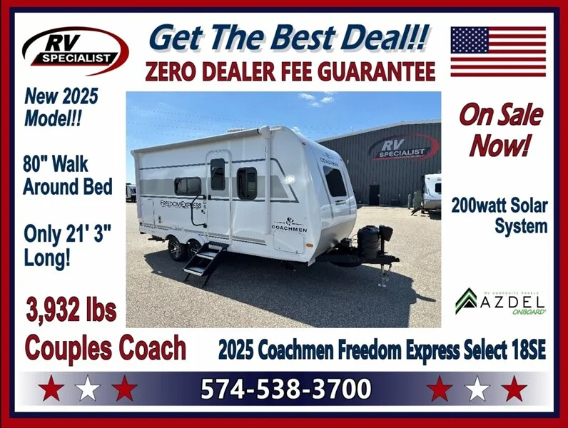 2025 Coachmen Freedom Express Select 18SE RVs For Sale - RV Trader