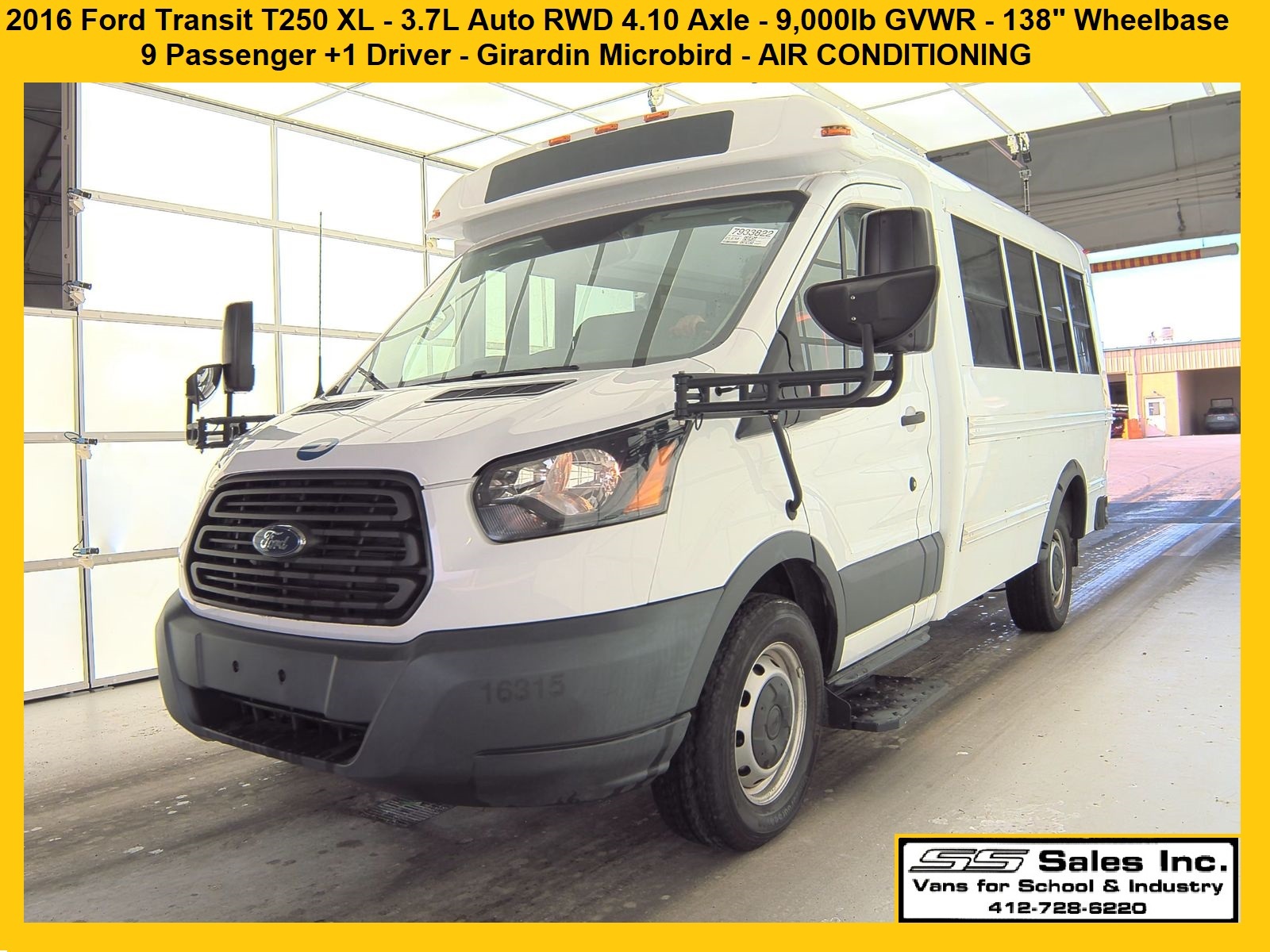 Used 2016 Ford Transit 250 For Sale in Allison Park, PA - 5035427815 ...