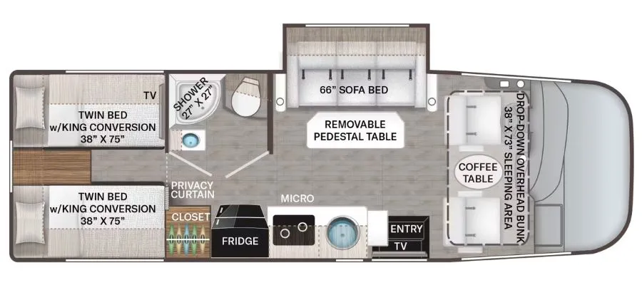 Thor Motor Coach Axis 24.1 RVs For Sale - RV Trader
