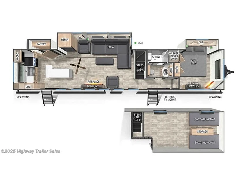 Forest River Cherokee Timberwolf 39ALBL RVs For Sale - RV Trader