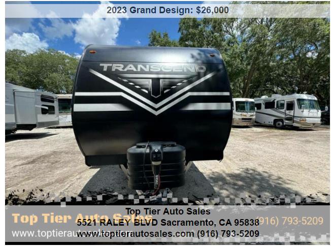 Grand Design Transcend RVs For Sale near Windsor, CA - RV Trader