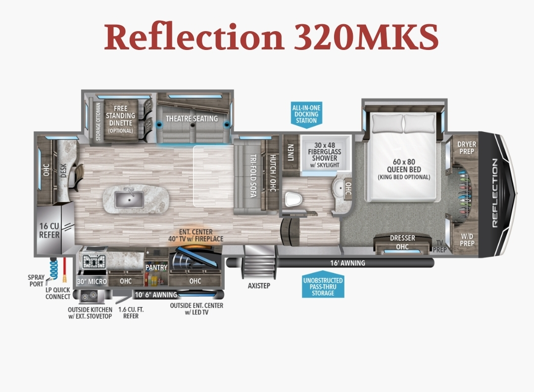 Grand Design Reflection 320MKS RVs For Sale - RV Trader