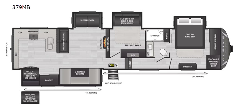 2025 Keystone Alpine Avalanche Edition 379MB RVs For Sale - RV Trader