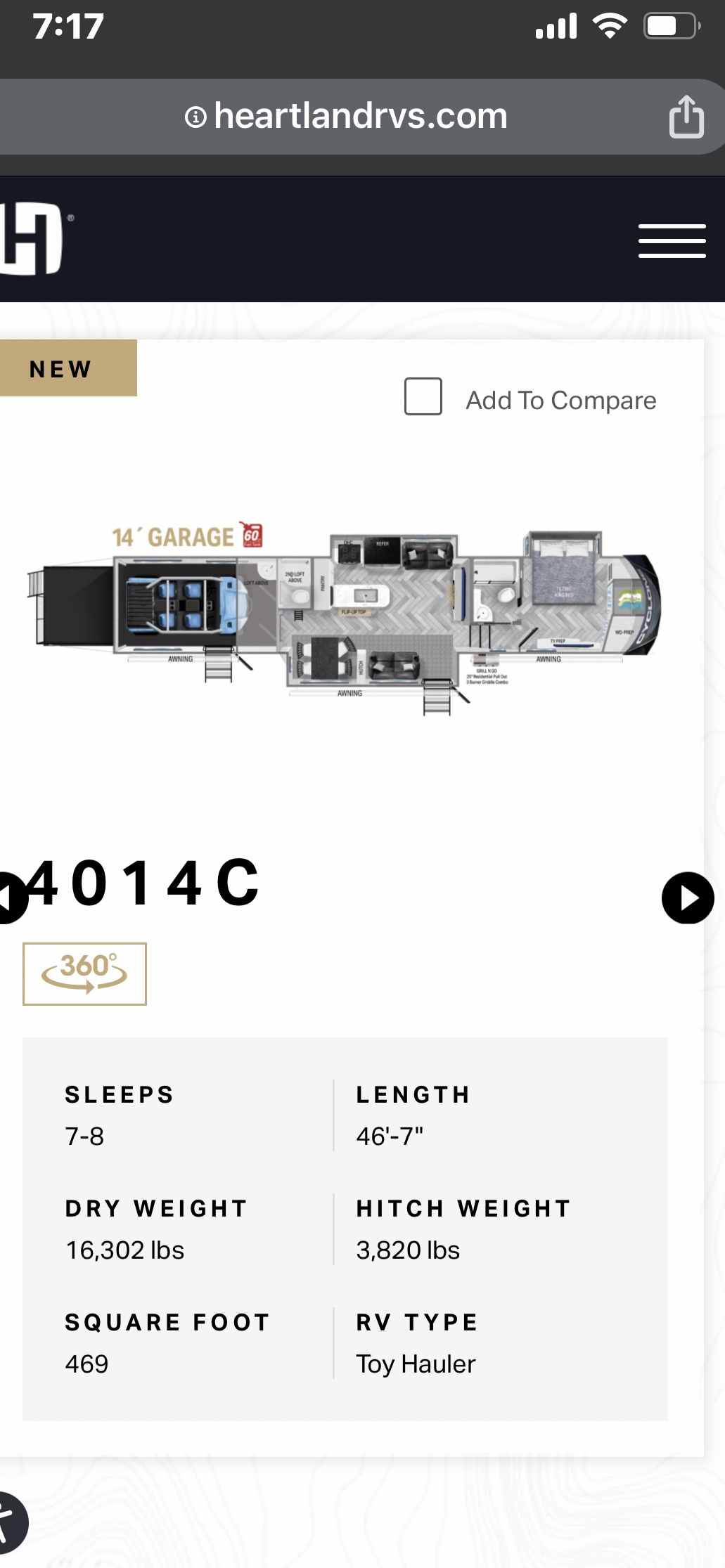 Heartland Cyclone 4014C RVs For Sale - RV Trader