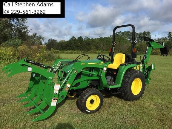 John Deere 3025E With Backhoe Equipment For Sale - John Deere 3025E ...