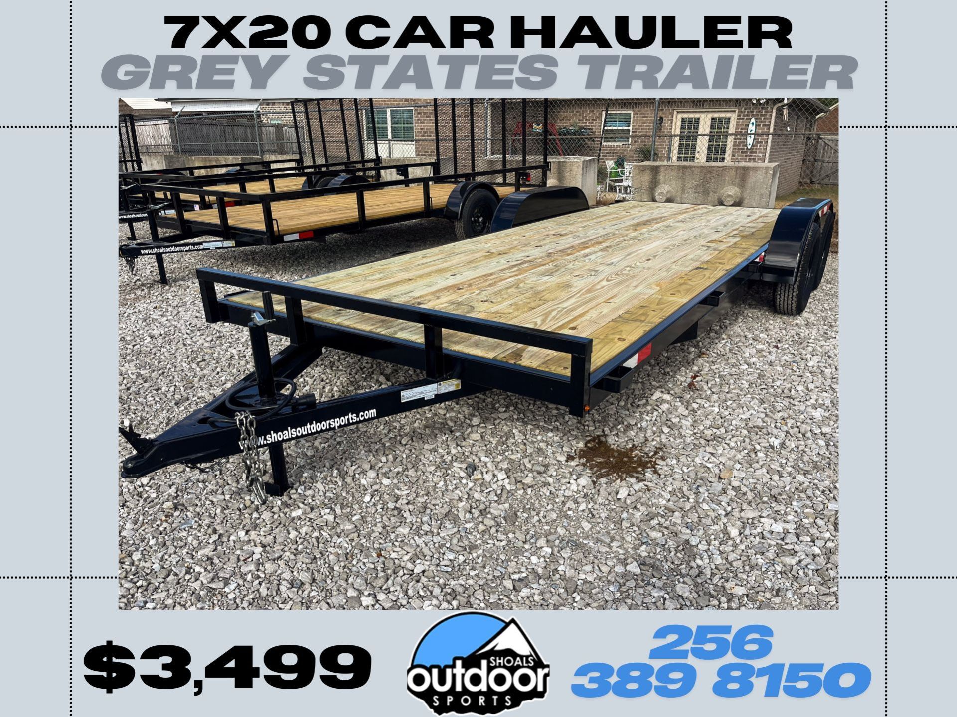 New 2026 Grey States 7X20 Car Hauler For Sale in Tuscumbia, AL ...