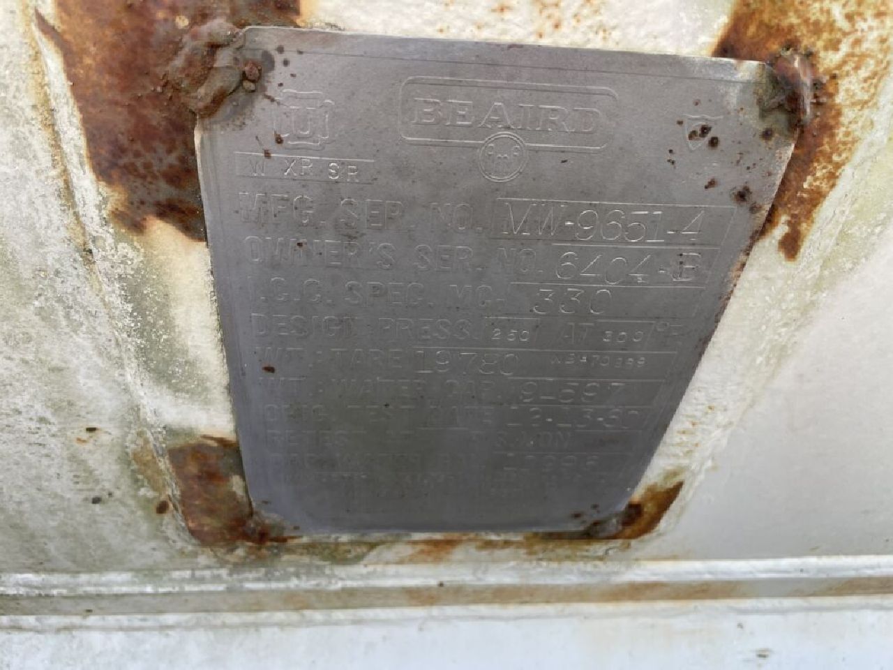 Used 1960 Beaird 11,000 Gallon 250 Psi For Sale in Houston, TX ...