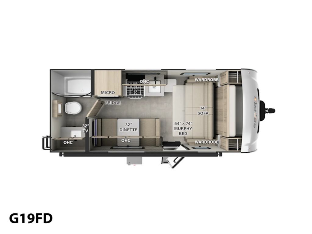 New 2025 Forest River Rockwood Geo Pro G19FD For Sale in Albemarle, NC ...
