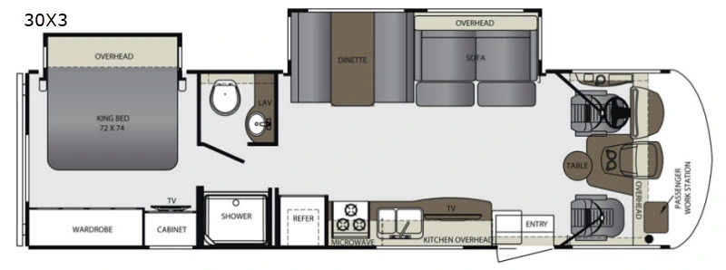 Forest River Georgetown 3 Series GT3 30X3 RVs For Sale - RV Trader