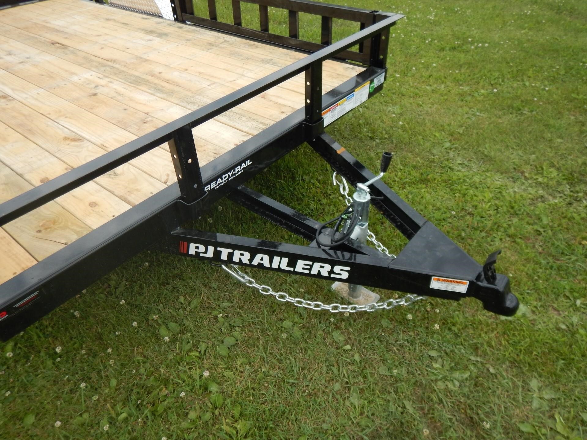 New 2023 Pj 12' X 77" Utility W/ 2' Dove, Side Mount Atv Ramps For Sale ...