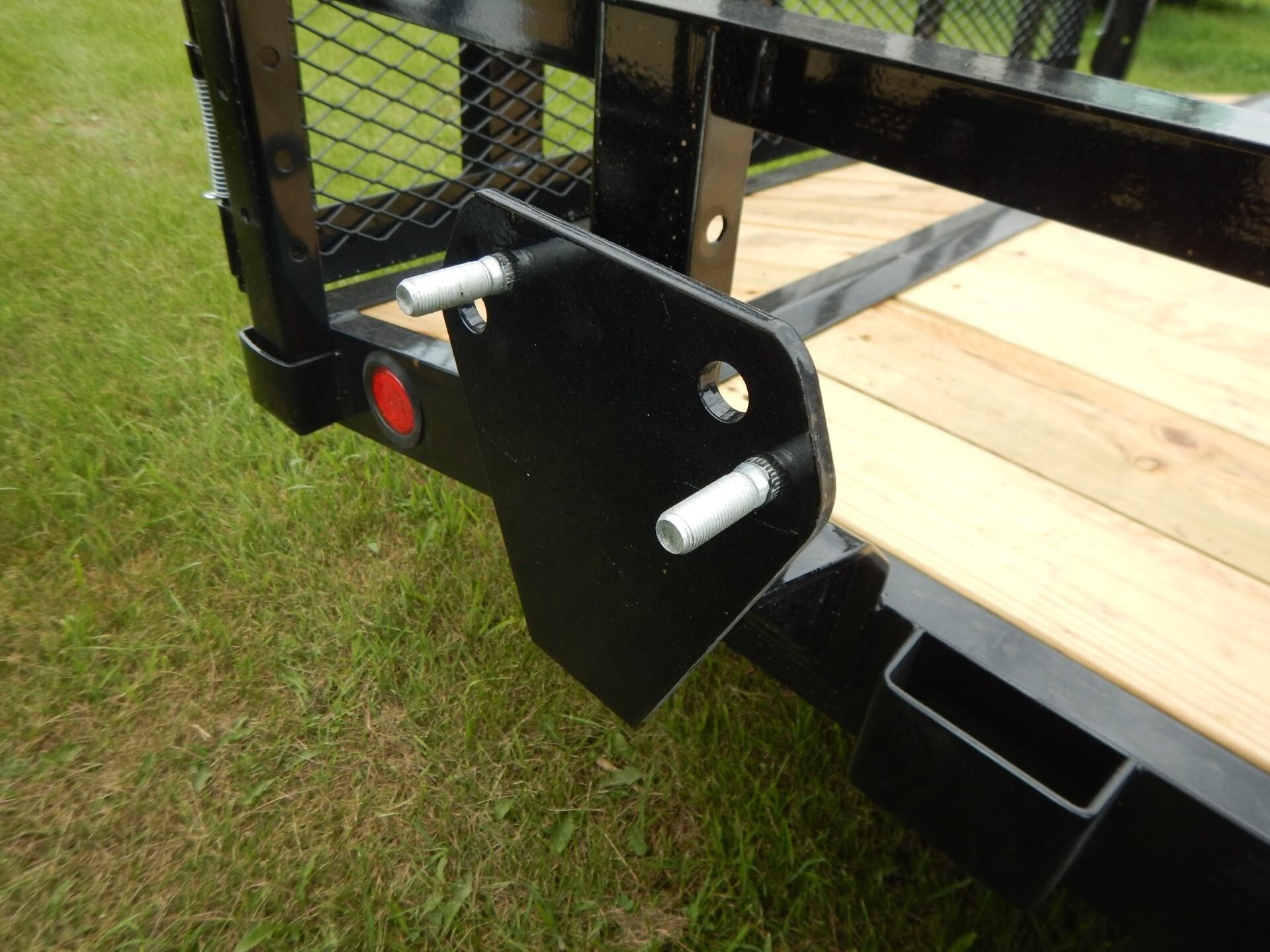 New 2023 Pj 12' X 77" Utility W/ 2' Dove, Side Mount Atv Ramps For Sale ...