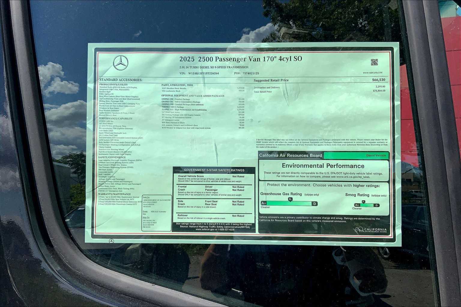 New 2025 Mercedes-Benz Sprinter For Sale in Manchester, NH - 5038977214 ...