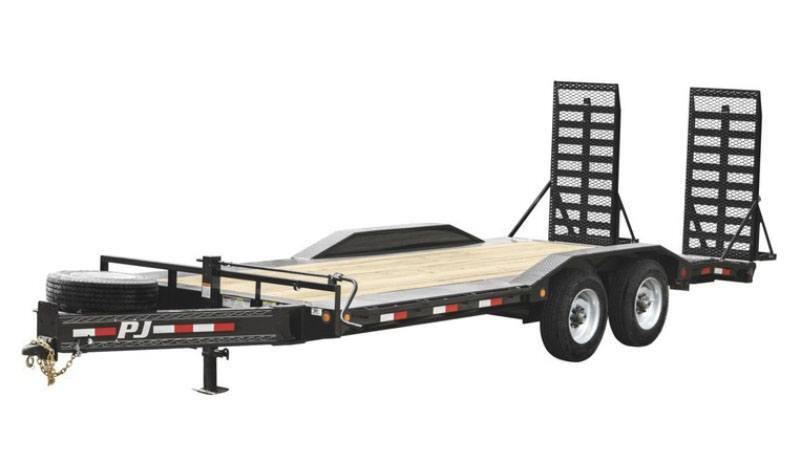New 2023 Pj Trailers 10 In. Pro-Beam Super-Wide Equipment (H7) 20 Ft ...
