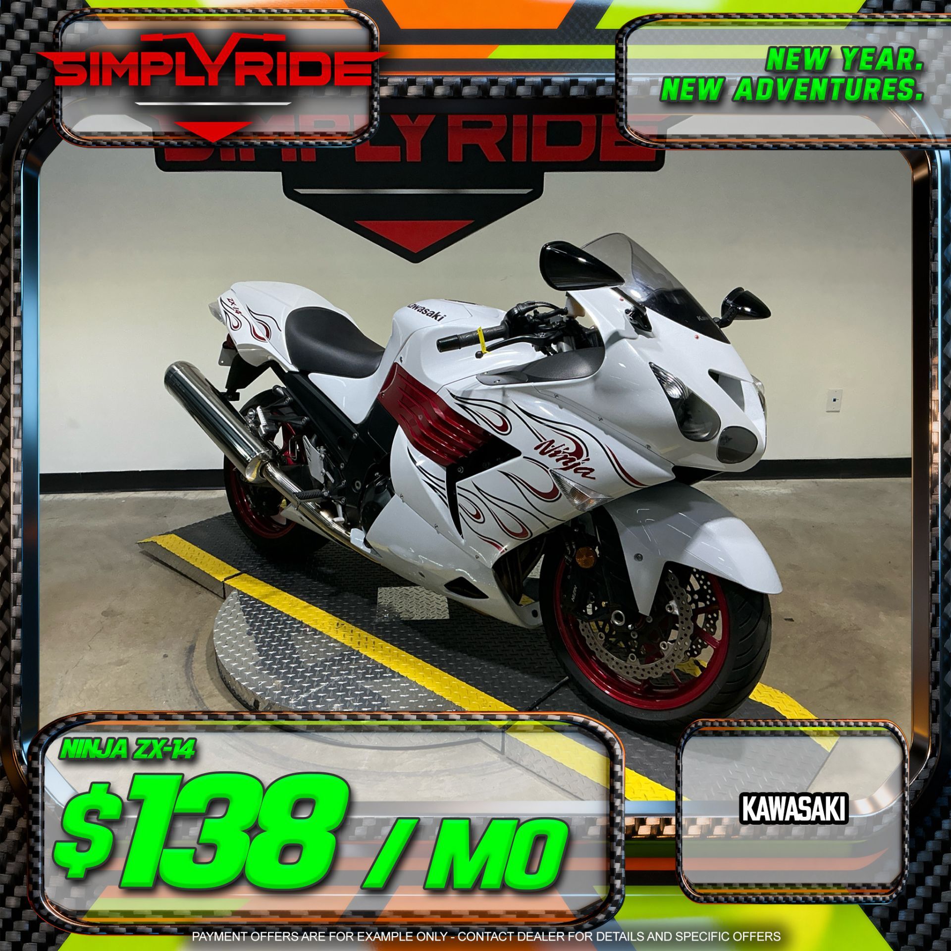 White Kawasaki Motorcycles For Sale Near 50036 - Cycle Trader