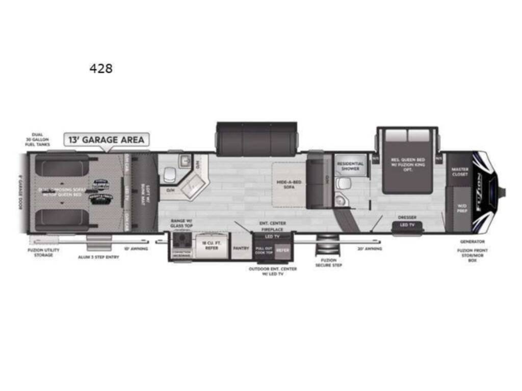 Keystone Fuzion 428 RVs For Sale - RV Trader