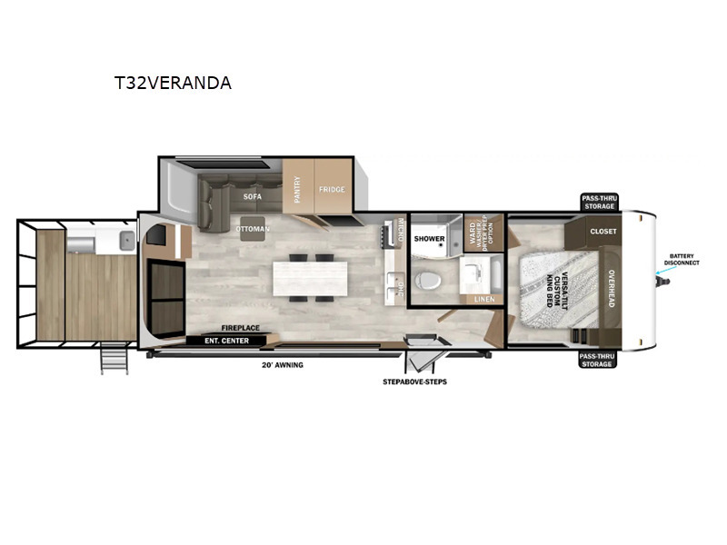New 2025 Forest River Wildwood X 32VERANDA For Sale in Opelika, AL ...