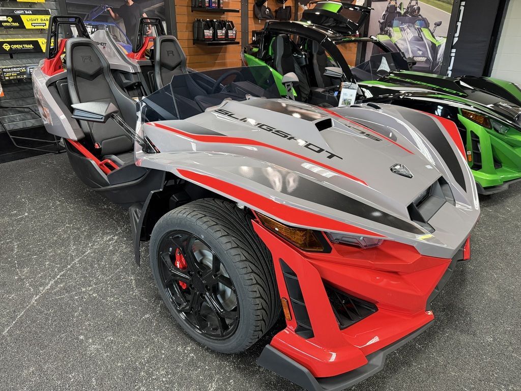 New 2026 Polaris Slingshot® R Autodrive Radiant Gray With Indy Red ...